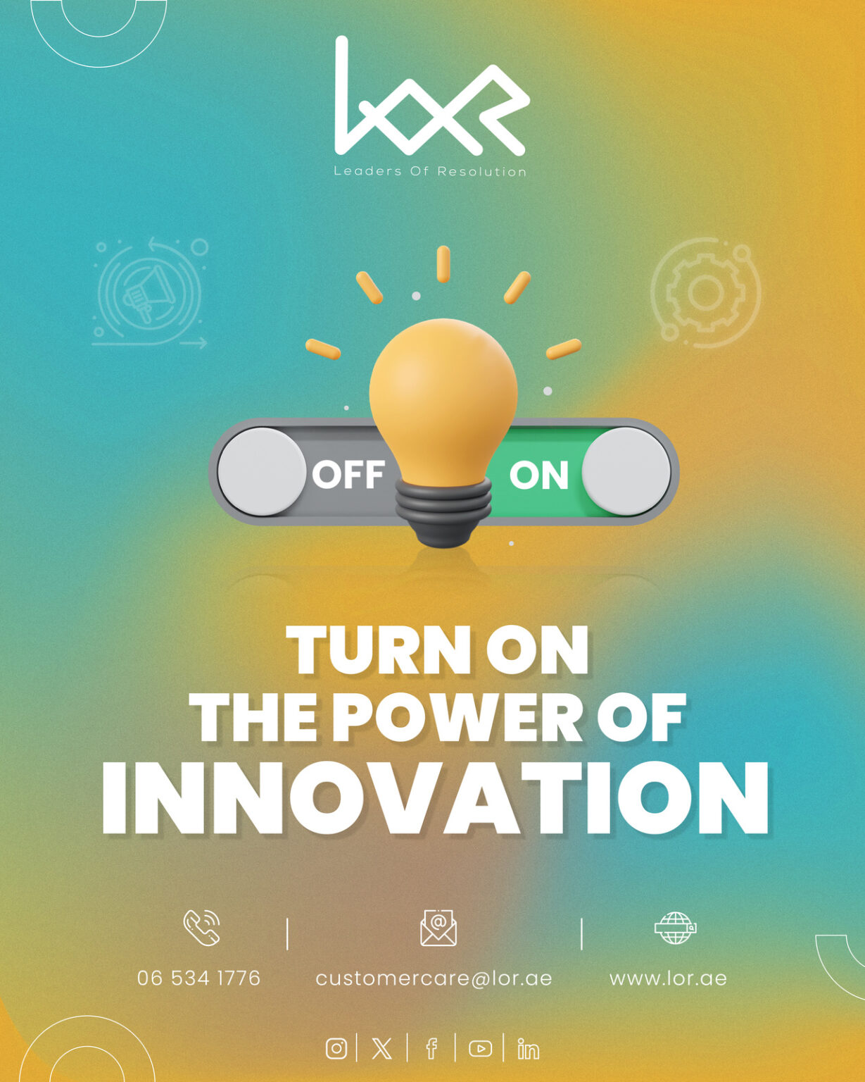 Turn On the Power of Innovation - Best of Lor Graphic Design No. 1